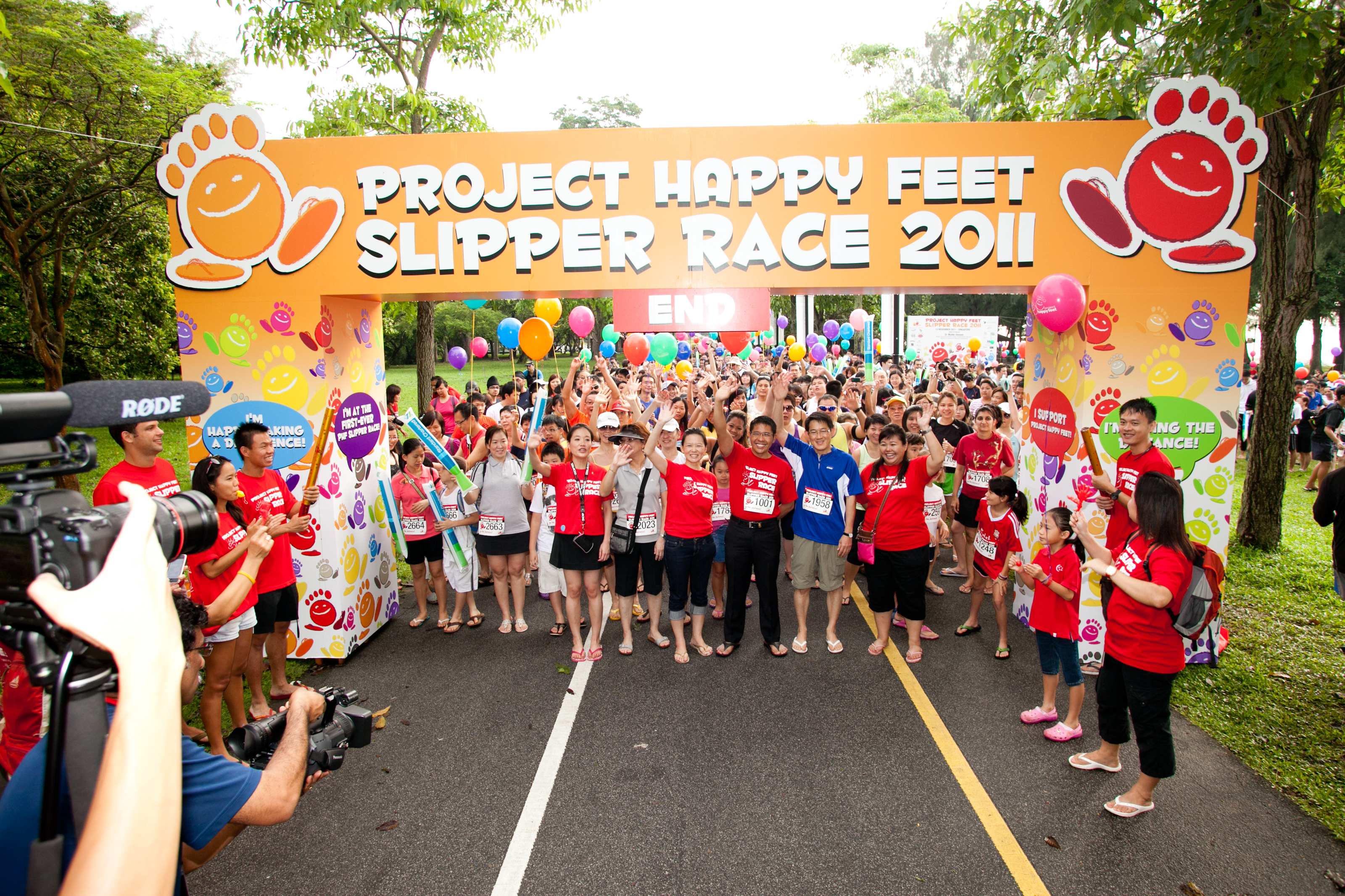We came in slippers, and walked the distance! – Project Happy Feet