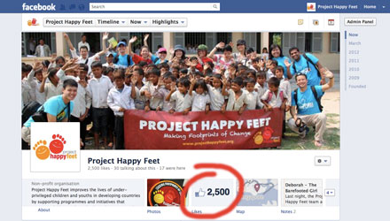 2,500 Fans in 2.5 years! – Project Happy Feet