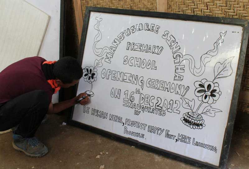 Manjushree Singa school officially opens – Project Happy Feet
